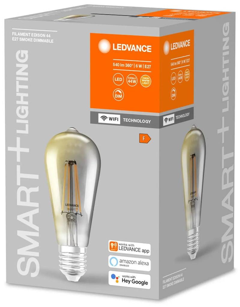 LEDVANCE SMART+ WiFi Filament Edison 44 E27 6W 825