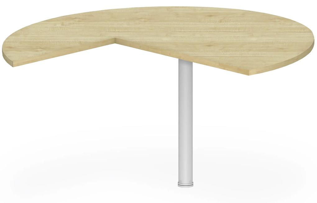 Artspect JDG13112-L - Stůl doplňkový 131x112cm - Bílá