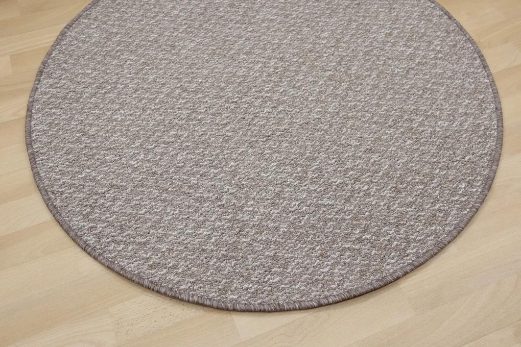 Vopi koberce Kusový koberec Toledo béžové kruh - 120x120 (průměr) kruh cm