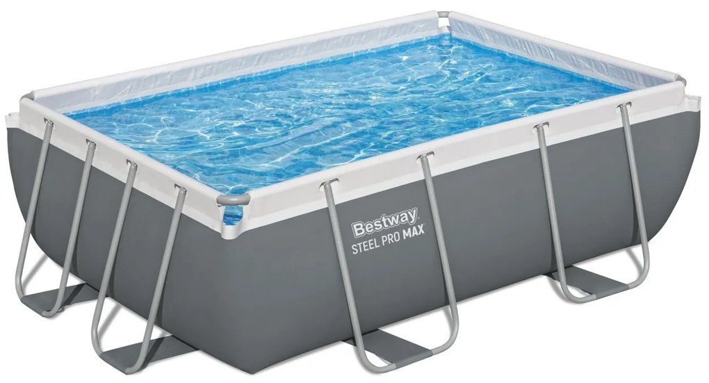 Bestway 56629 Zahradní bazén Power Steel 282 cm x 196 cm x 84 cm