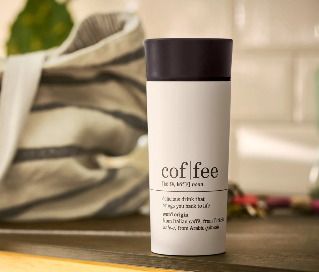 Tchibo - Cestovní hrnek na kávu, Coffee Dictionary