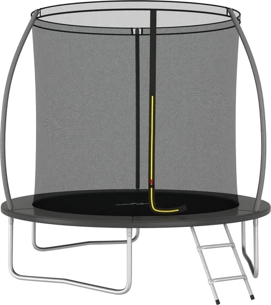 vidaXL Trampolína s příslušenstvím kulatá 244x55 cm 100 kg [92453] Barva: Šedá