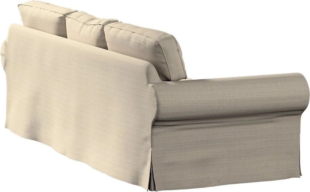 Potah na pohovku IKEA Ektorp 3-místná, rozkládací STARÝ MODEL PIXBO barva béžová látka pletený vzor