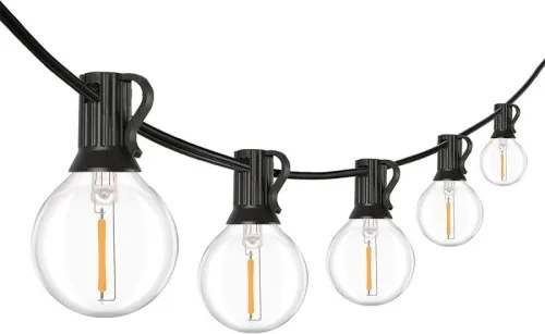 Solight LED venkovní řetěz s žárovkami 25 žárovek 15m+5m 750lm teplá bílá WO794-1