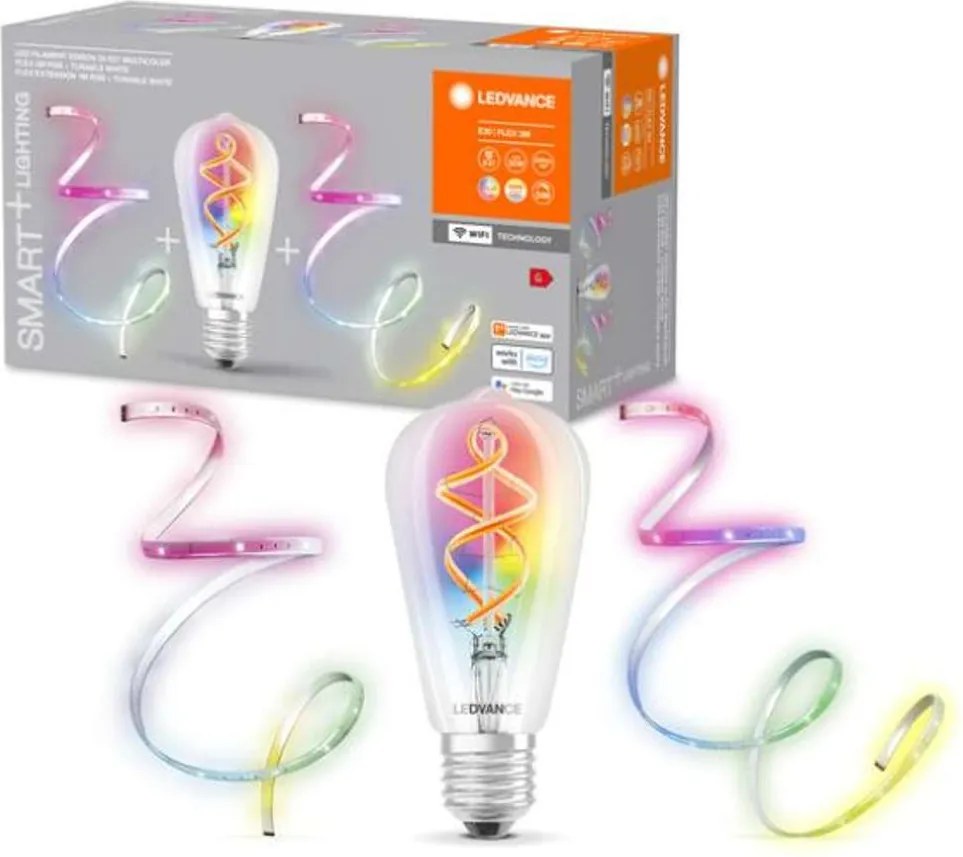 LEDVANCE Smart+ - Chytrý LED pásek s Wifi žárovkou 4099854022074