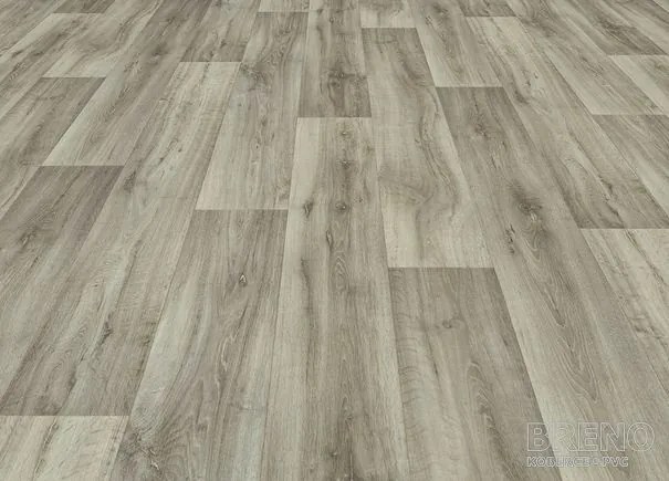 Breno PVC PURETEX Lime Oak 096L – šedé dřevo, šíře 400 cm