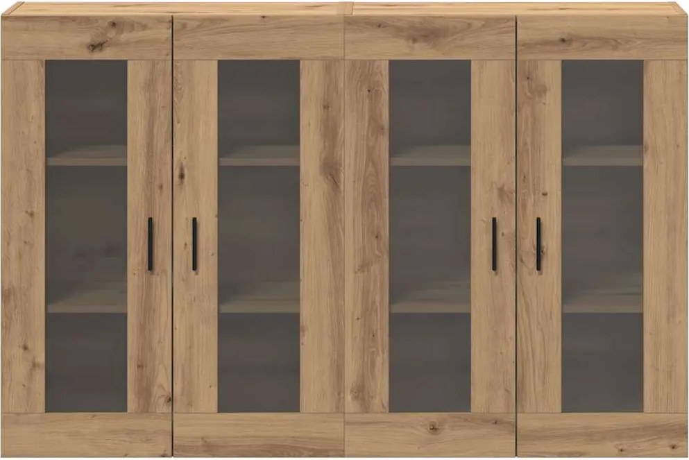 Nástěnné skříňky 2 ks dub artisan 69,5 x 34 x 90 cm 3394582