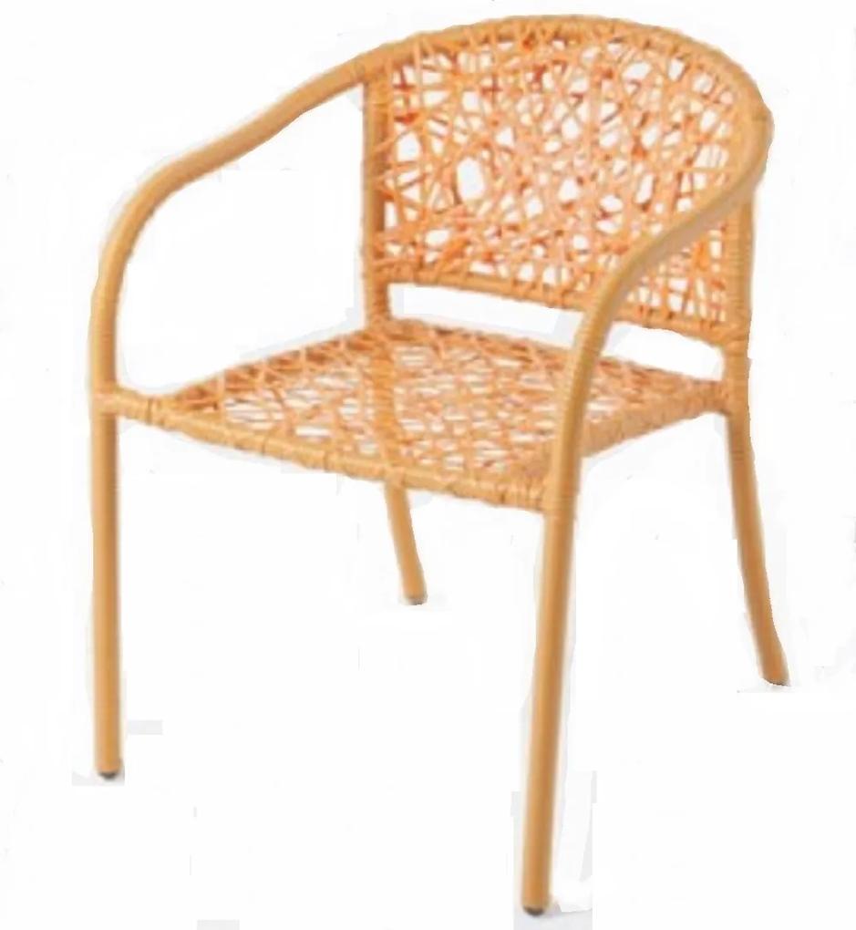 NEST zahradní židle - oranžová