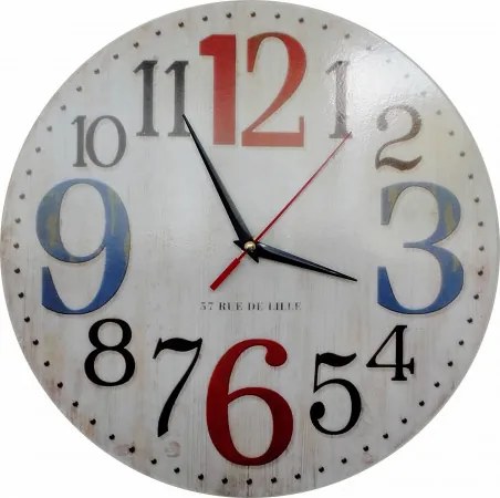 Nástěnné dřevěné hodiny - stylový dekorační prvek I SENTOP HLC91293