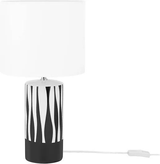 Černobílá stolní lampa NAVESTI