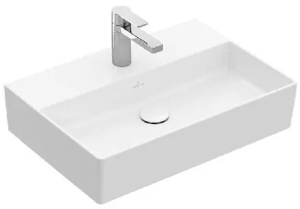 Villeroy & Boch Memento 2.0 - Umyvadlo 500x420 mm, bez přepadu, otvor pro baterii, CeramicPlus, alpská bílá 4A225LR1