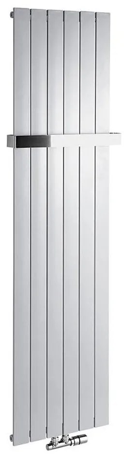 Sapho - Koupelnový radiátor COLONNA 910W/230V 45x180 cm stříbrná