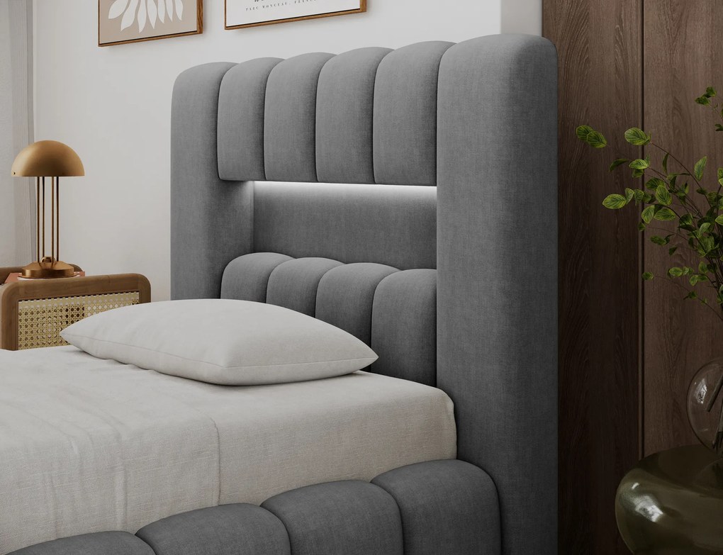 Postel Lamica 90x200 + Dřevěný rám/Standardní zdvih/kontejner