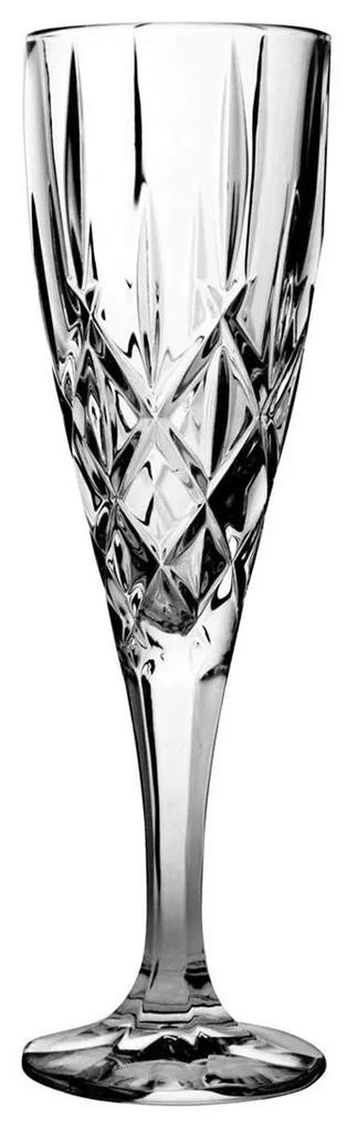 CRYSTAL BOHEMIA Sada 2 ks − Křišťálová sklenice na šumivé víno Sheffield 221 × 65 mm