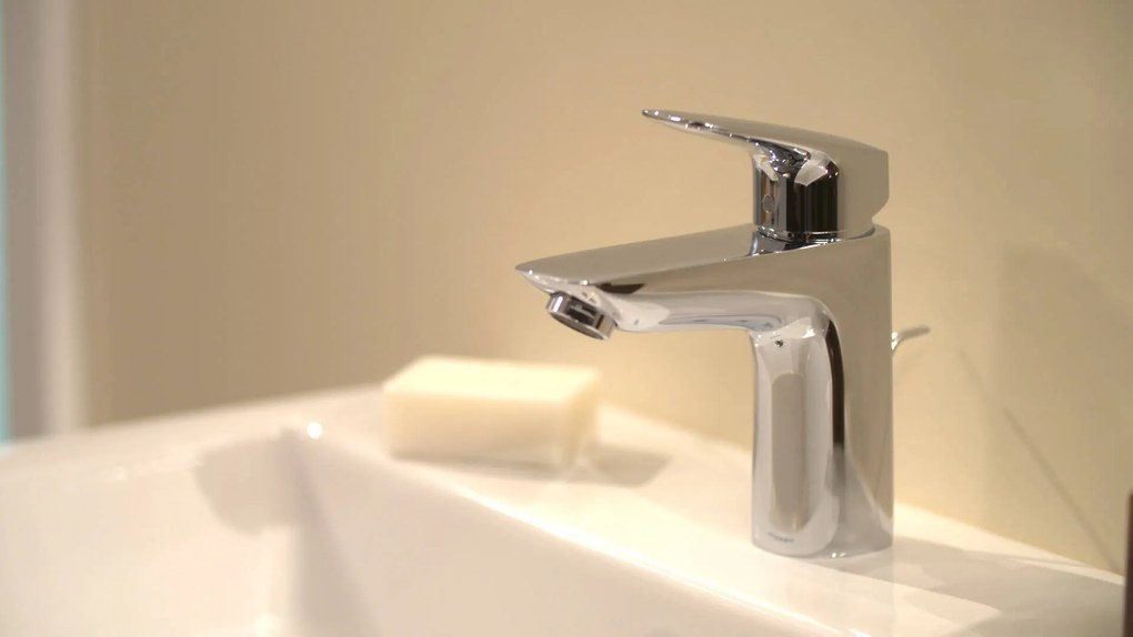 Hansgrohe Logis, páková umyvadlová baterie 100, s odtokovou soupravou, chromová, 71100000