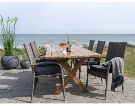 Jídelní stůl zahradní MURCIA 200cm, teak dřevo House Nordic 7501090