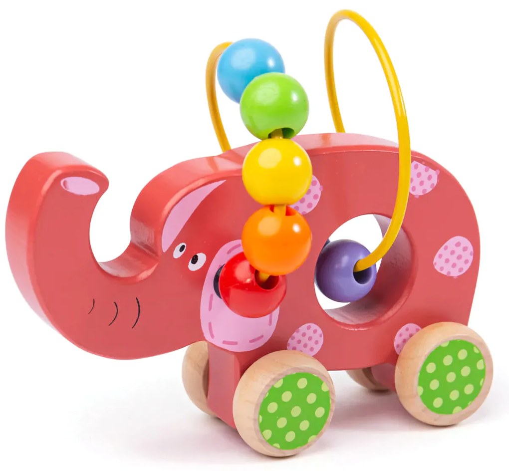 Bigjigs Baby Motorický labyrint slon