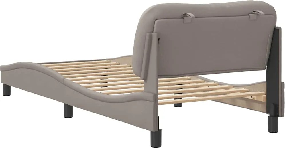 Rám postele bez matrací Hvar taupe 90x200 cm textil 3207748