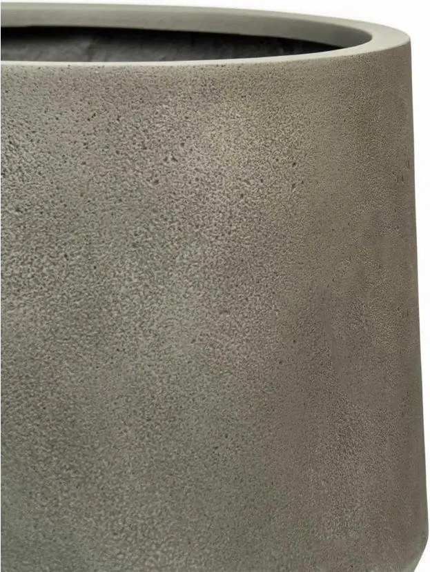 Designový květináč NEXORA, sklolaminát, 54x48 cm, šedý