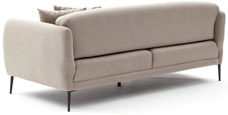 Hanah Home Třímístná pohovka VENUS krémová 210 cm 825BLC2753