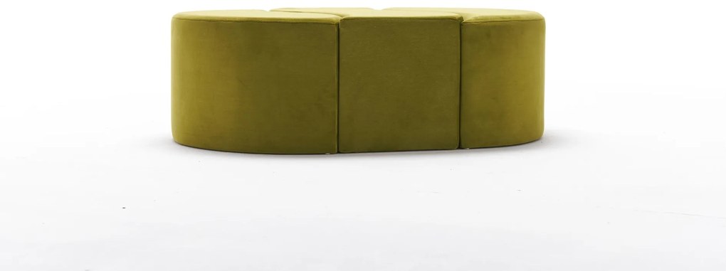 Atelier del Sofa Taburet Alya Puf - Green, Zelená