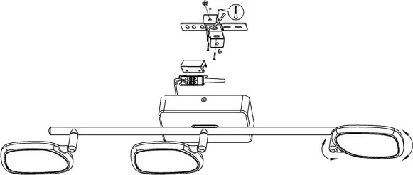 Eglo 97693 - LED RGB Bodové svítidlo PALOMBARE-C 3xLED/5W/230V