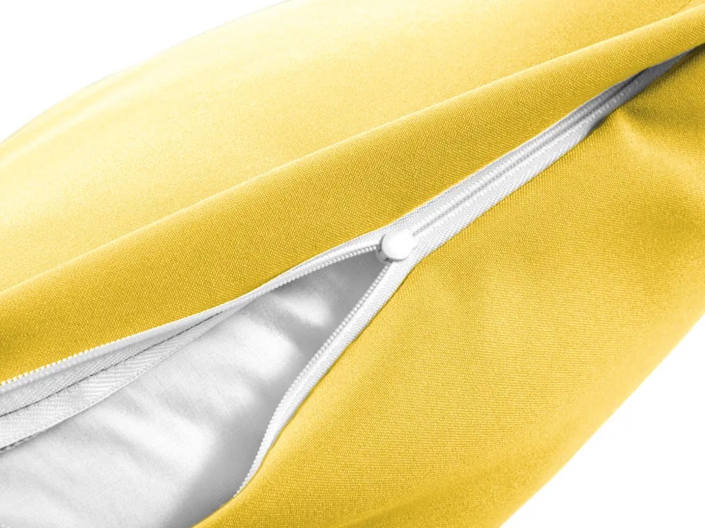 Biante Dekorační povlak na polštář Rongo RG-050 Světle žlutý 35 x 45 cm