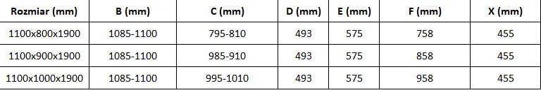 Mexen Omega, sprchový kout s posuvnými dveřmi 110 (dveře) x 100 (stěna) cm, 8mm šedé sklo, chromový profil + slim sprchová vanička bílá + chromový sifon, 825-110-100-01-40-4010