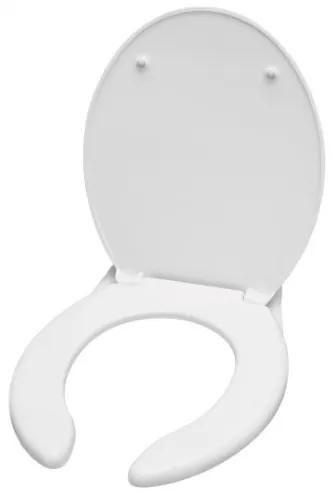 Cersanit Etiuda, antibakteriální toaletní sedátko pro handikepované, bílá, K98-0002