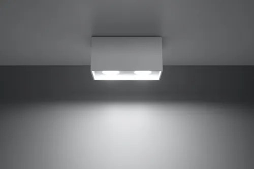 Stropní svítidlo SOLLUX Quad GU10 2x40W bez zdroje SL.0380 bílá