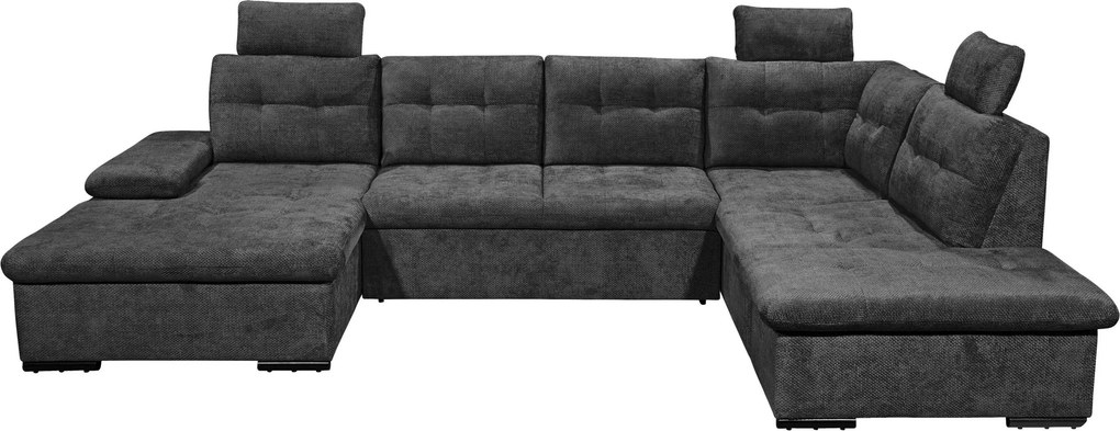 XXXLutz SEDACÍ SOUPRAVA, textil, černá Livetastic - Sedací soupravy - 002220057605
