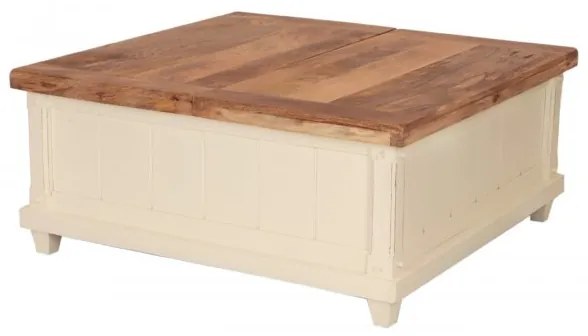 Indický nábytek - Konferenční stolek Dhari 90x40x90 z mangového dřeva