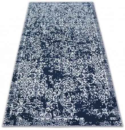koberec SENSE Micro 81260 VINTAGE bílý/modrý velikost 160x230 cm | krásné koberce cz