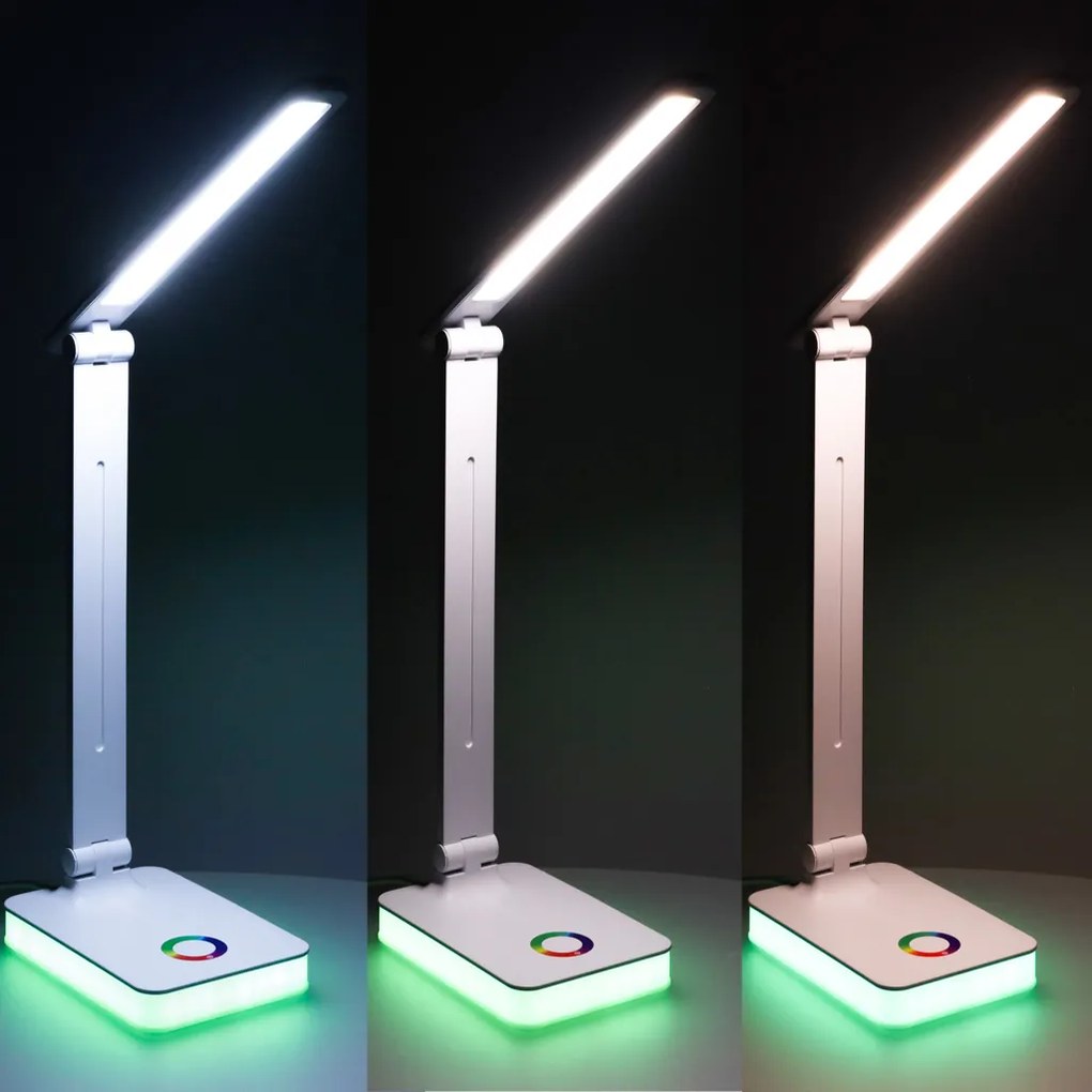 Creative Corner Stolní lampa LED USB s dotykovým ovládáním osvětlení RGB