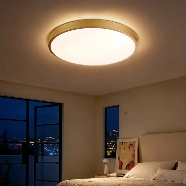Brilagi - LED Stmívat. svítidlo GLASS POOL DOUBLE LED/60W/230V 50 cm zlatá + DO