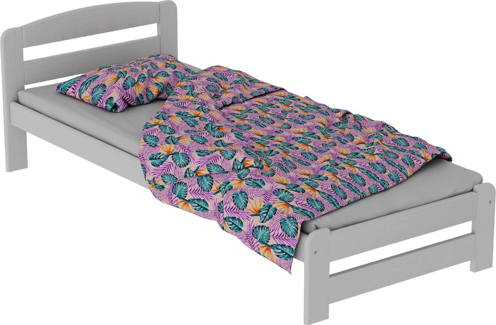 Maxi Postel Petra z masivu 90 x 200 cm - barva Bílá