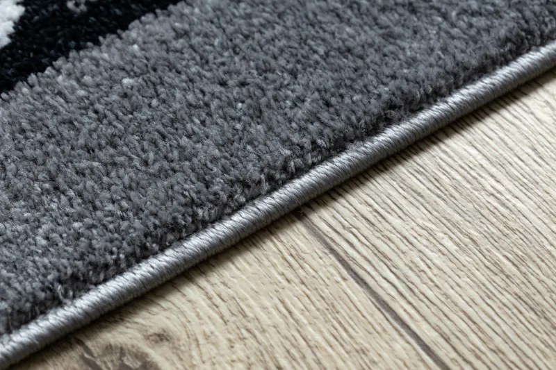 Dywany Łuszczów, Dětský kusový koberec Fun Track grey, 180x270, šedá, dětský pokoj