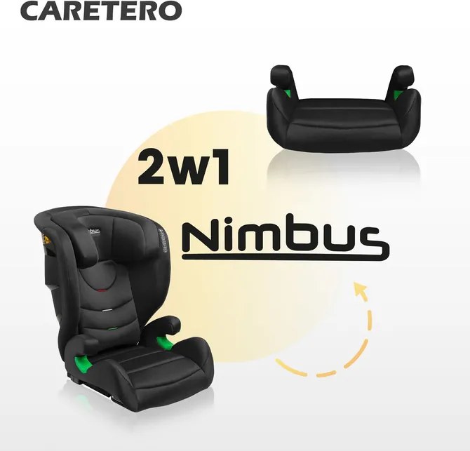 CARETERO autosedačka NIMBUS I-SIZE DARK GREEN (100-150 cm)