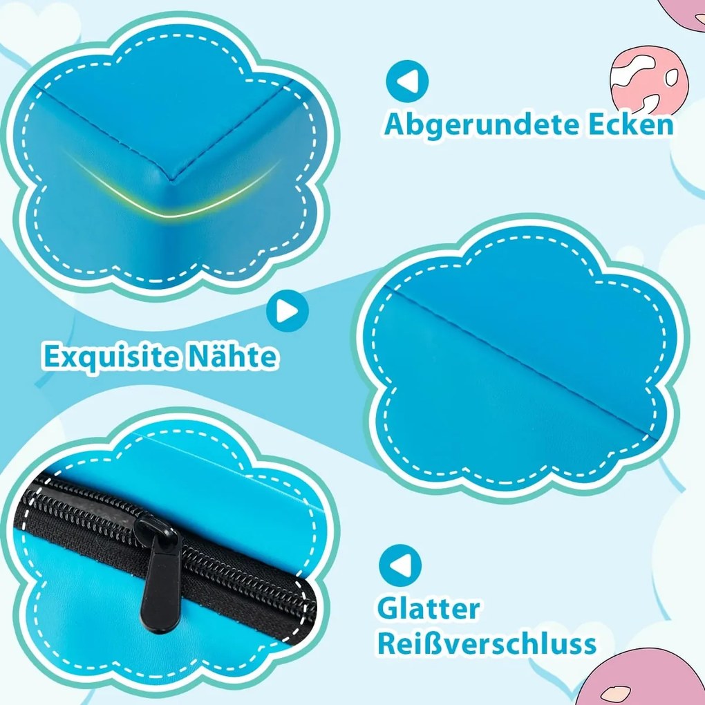 Costway 6 PCS. Schaumstoffbausteine Riesenbausteine zum Toben und Klettern