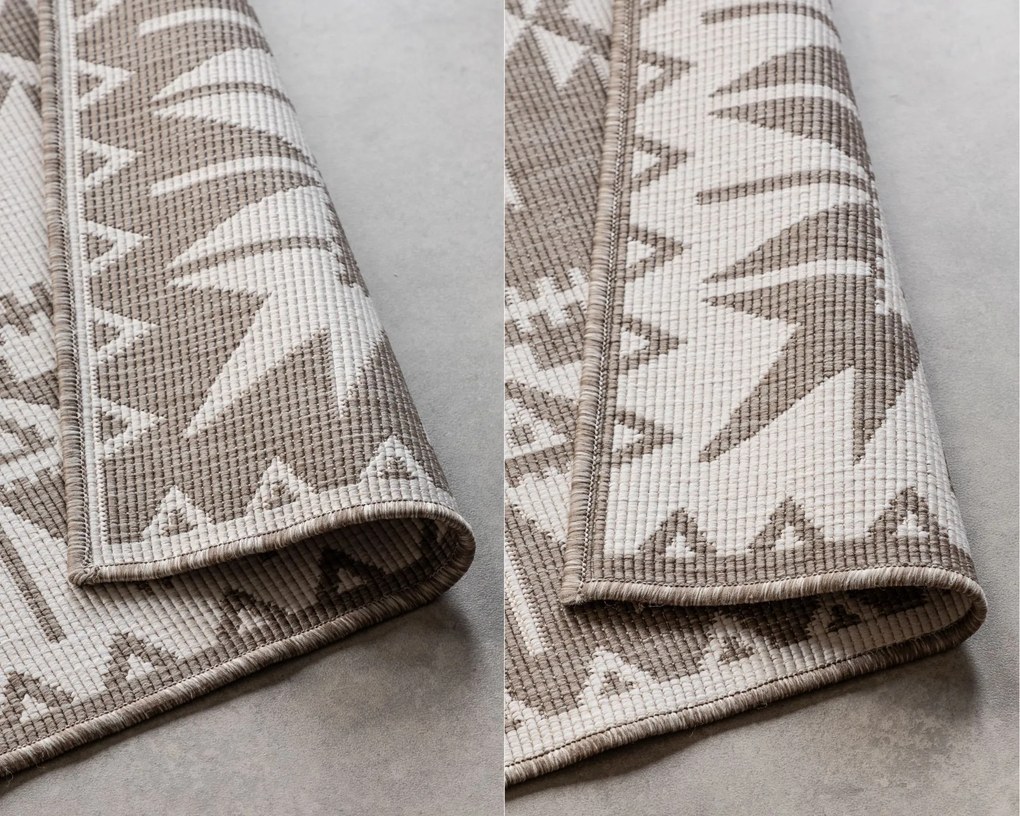 ELLE Decoration, Kusový koberec Gemini 106021 Linen z kolekce Elle – na ven i na doma, 200x290, béžová, chodba / předsíň