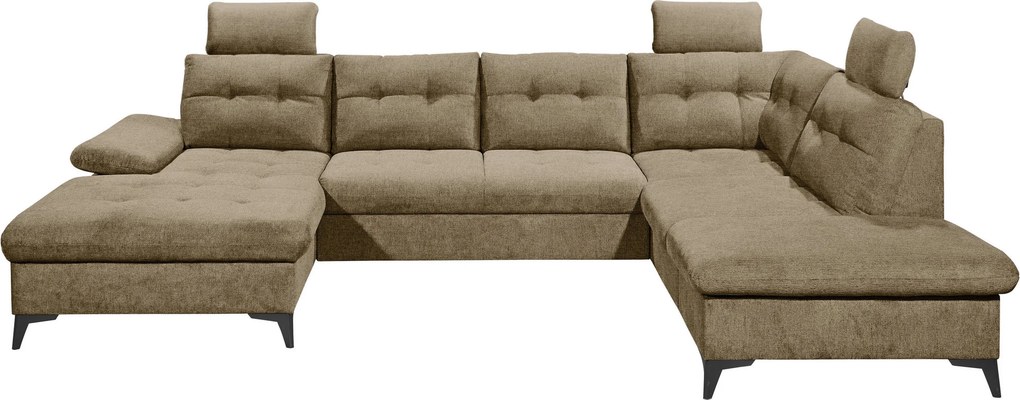 XXXLutz SEDACÍ SOUPRAVA, textil, pískové barvy MID.YOU - Sedací soupravy - 002220053707
