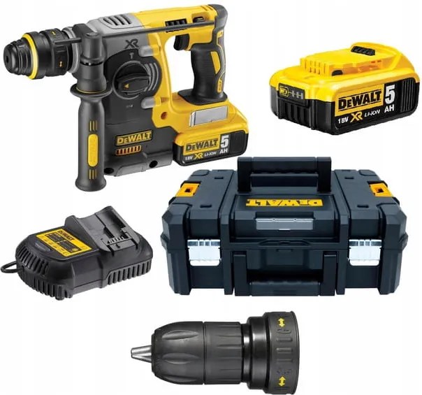 DeWalt DCH274P2T Vrtačka 18V 2,1J Sds 2x5Ah