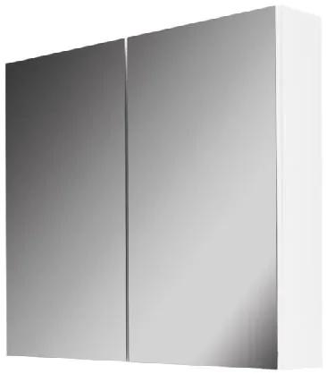 kielle Vega - Zrcadlová skříňka, 80x73x15 cm, lesklá bílá 50118800
