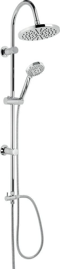 Novaservis Sprchové soupravy - Sprchová souprava, horní a ruční sprcha s držákem a hadicí, výška 1060 mm, chrom, SET030,0