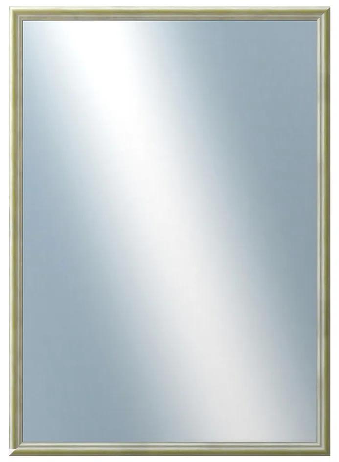 DANTIK - Zarámované zrcadlo - rozměr s rámem cca 50x70 cm z lišty Y-ka žlutá linka (3127)