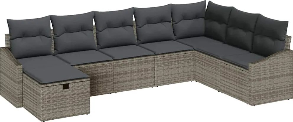 Set pohovek 9 ks polyratan 3360660