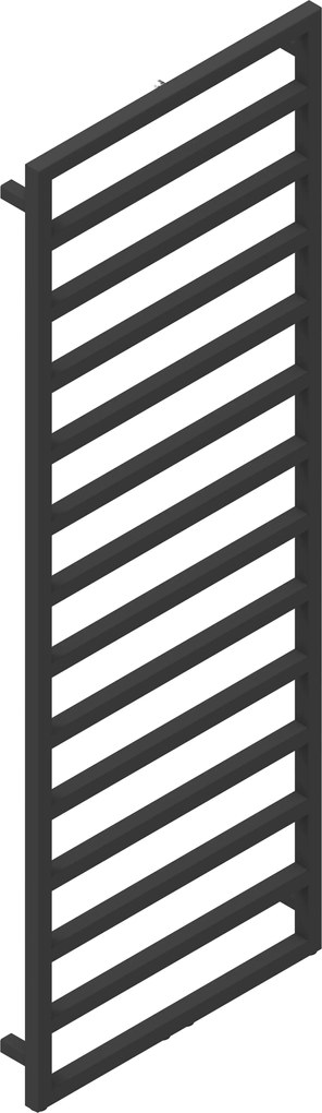 Hopa Perth koupelnový radiátor 500 x 1200 mm středové připojení černá RADPER501231SP