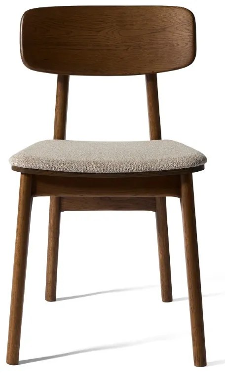 Designová jídelní židle Harper kouřová hnědá