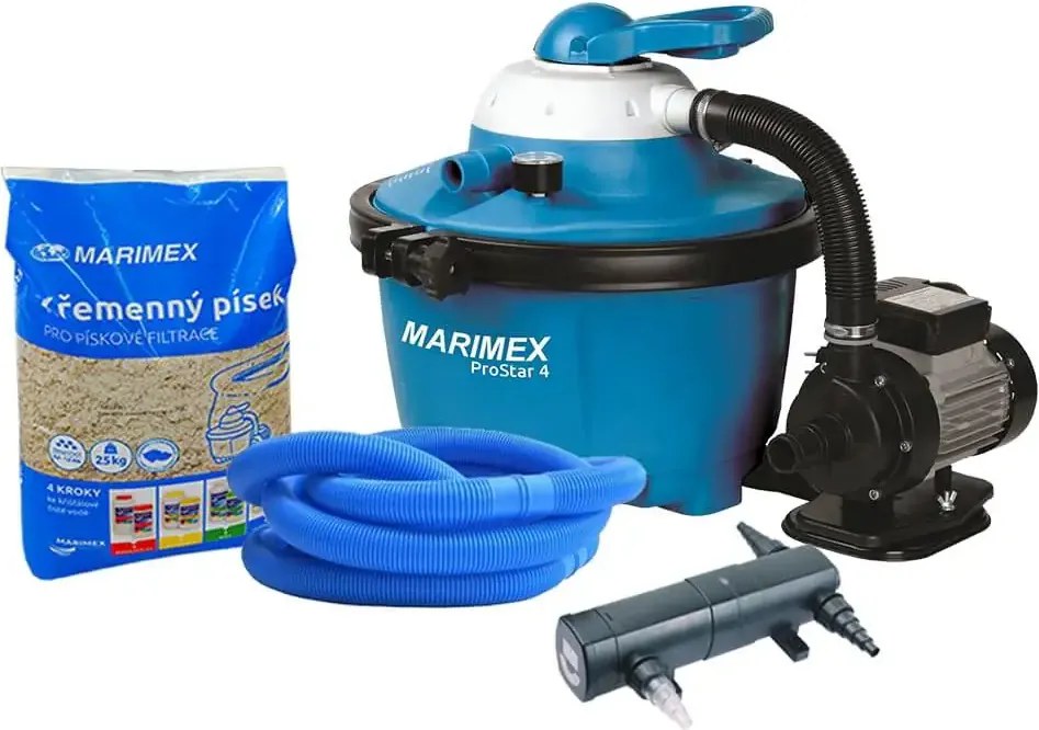 Marimex Písková filtrace ProStar 4 + písek + UV lampa + hadice - 19900007