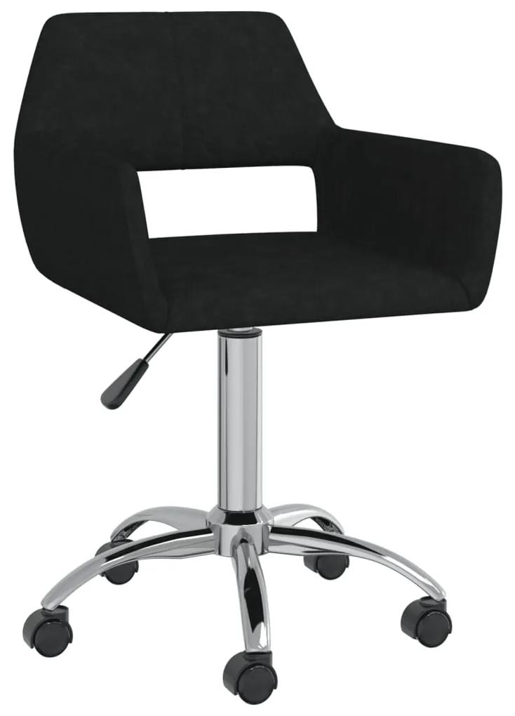 330308 vidaXL Otočná kancelářská židle černá textil